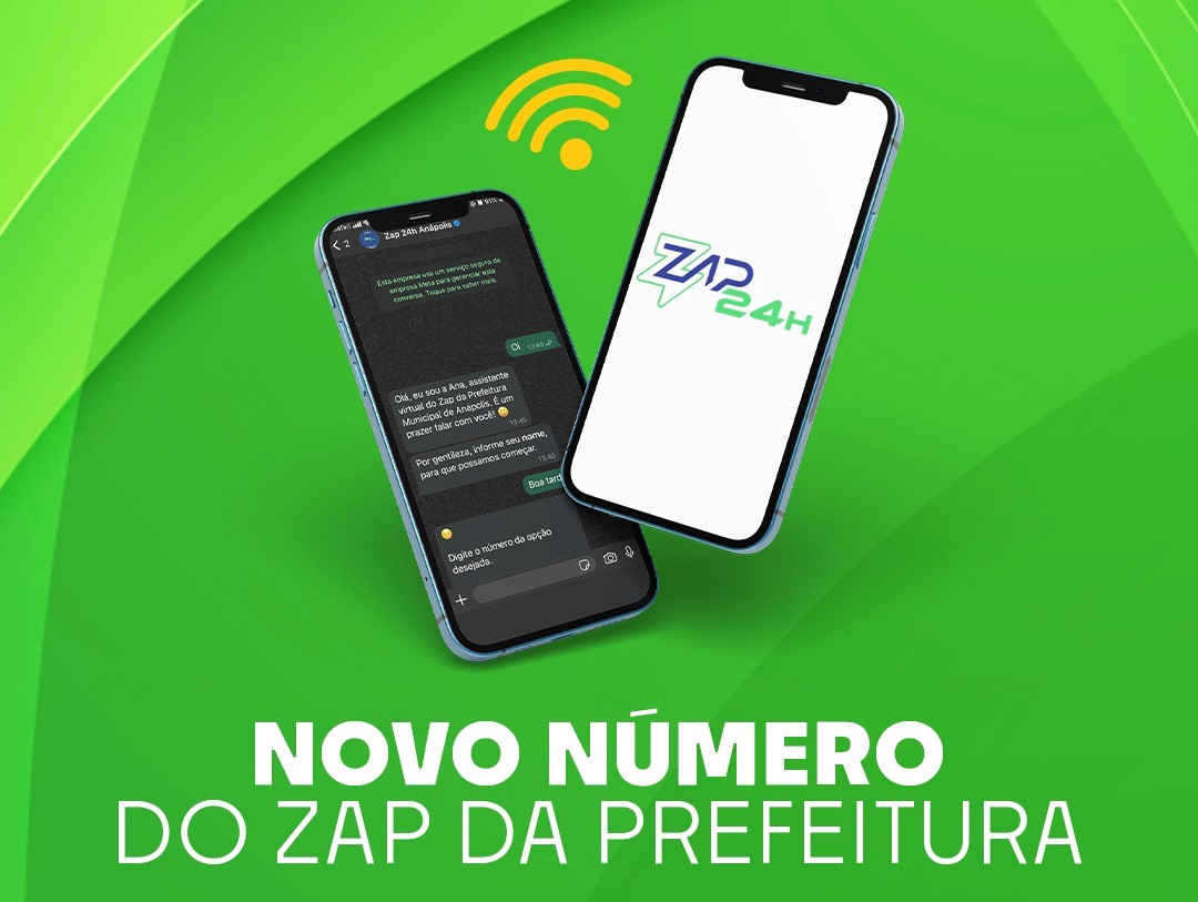Zap da Prefeitura de Anápolis tem novo número - Planeta Água
